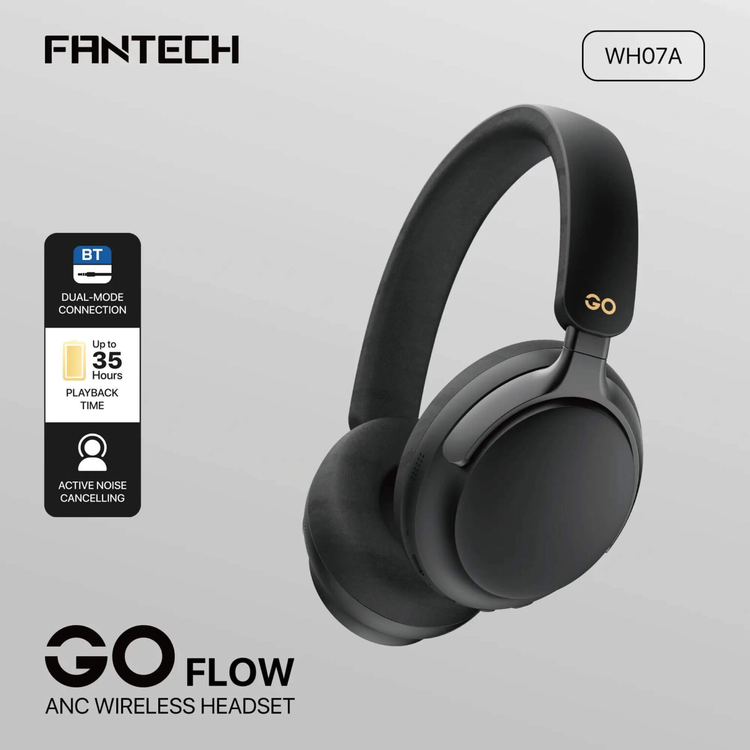 FANTECH WH07A GO FLOW ANC WIRELESS HEADSET – buytek